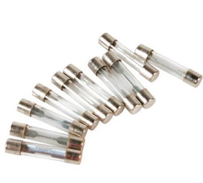 LOT 10 FUSIBLES EN VERRE